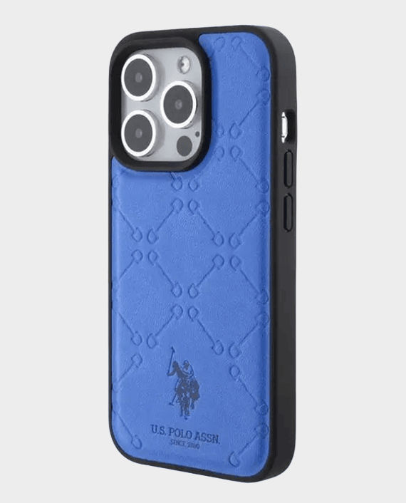 Buy U.S. Polo iPhone 15 Pro PU Leather HS Pattern Case in Qatar ...