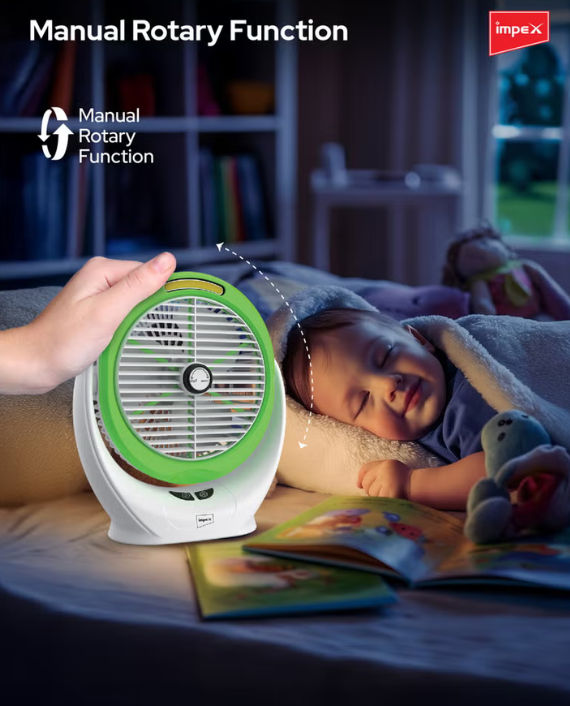 Buy Impex Breeze D6 6-Inch Rechargeable Fan in Qatar - AlaneesQatar.Qa