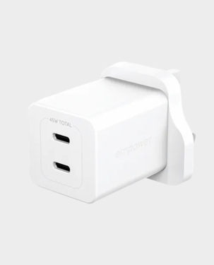 Buy Empower Grand Prix 45W Turbo Dual Charger in Qatar - AlaneesQatar.Qa
