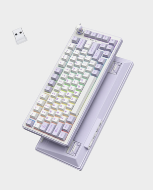 Buy Onikuma MT707 Tri-Mode Mechanical Gaming Keyboard - Purple in Qatar ...