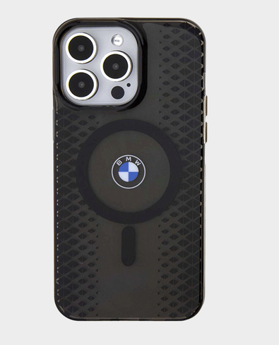 Buy BMW iPhone 15 Pro Max MagSafe IML Case with Signature Track BMW Logo (Black) in Qatar ...