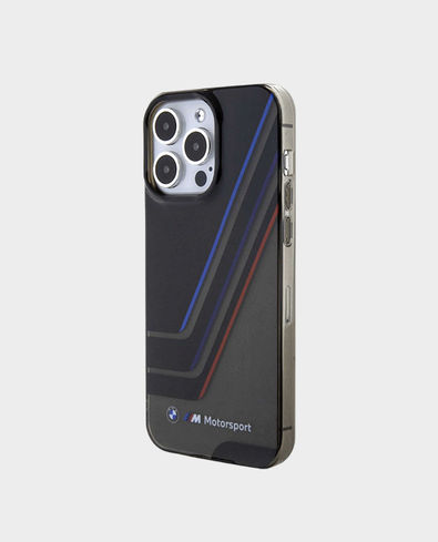 Buy BMW iPhone 15 Pro Max Motorsport IML Case with Translucent Stripes ...