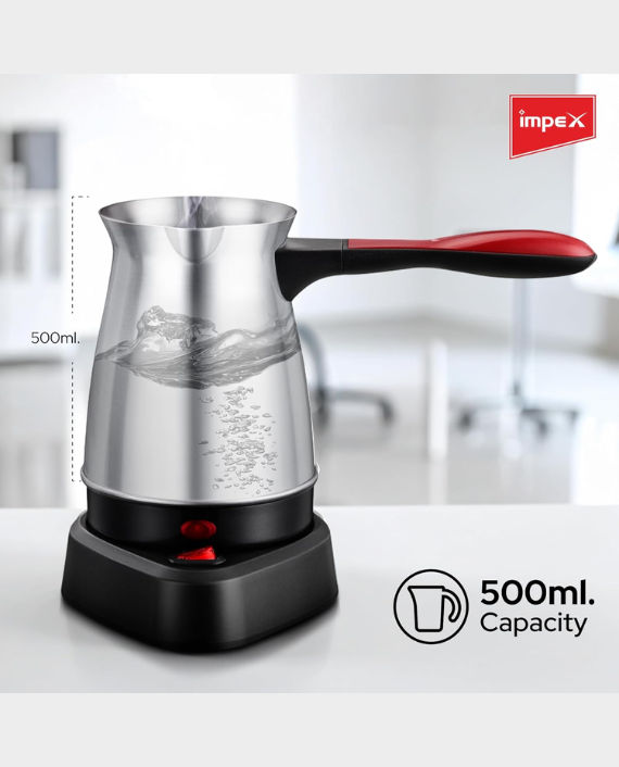 Buy Impex Turkish Coffee Maker 500ml Stainless Steel in Qatar ...