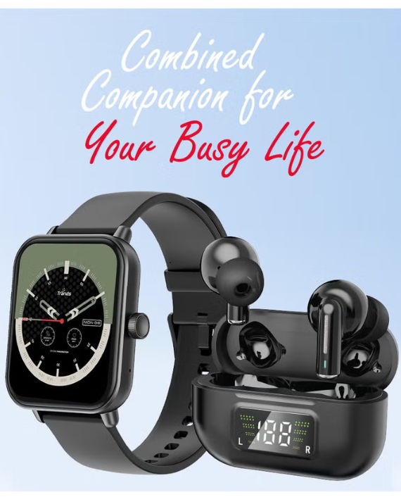 Buy Trands Smart Watch and Earbuds Combo in Qatar - AlaneesQatar.Qa