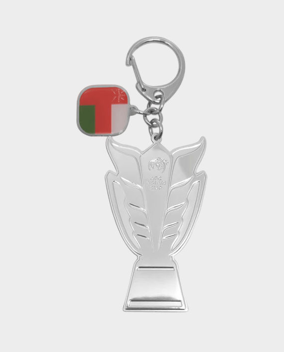 Buy AFC QATAR 2023 3D Trophy Keychain with Official Emblem (Silver) in ...
