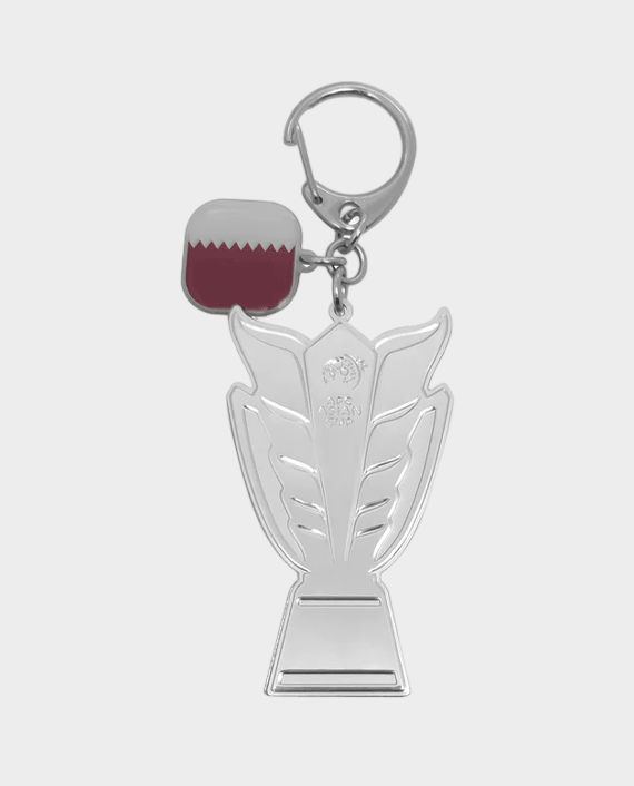 Buy AFC QATAR 2023 3D Trophy Keychain with Official Emblem (Silver) in ...