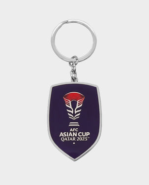 Buy AFC QATAR 2023 Emblem Keychain (Silver) in Qatar - AlaneesQatar.Qa