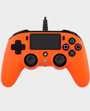 Buy PS4/PC Nacon Wired Compact Controller (Orange) in Qatar ...
