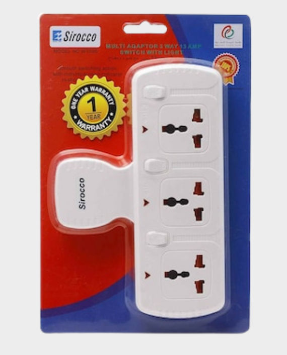 Buy Terminator 3 Way Universal Power Extension Socket in Qatar ...