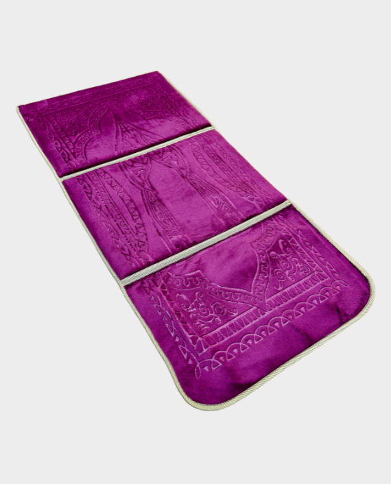 Buy Sundus Prayer Mat with Backrest (Purple) in Qatar - AlaneesQatar.Qa
