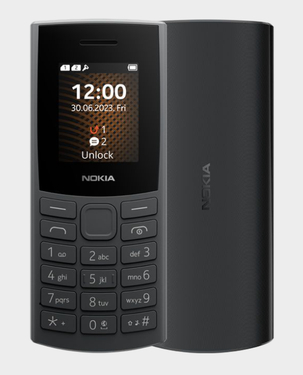 Buy Nokia 105 4G 2023 DS GCC TA-1551 (Charcoal) in Qatar - AlaneesQatar.Qa