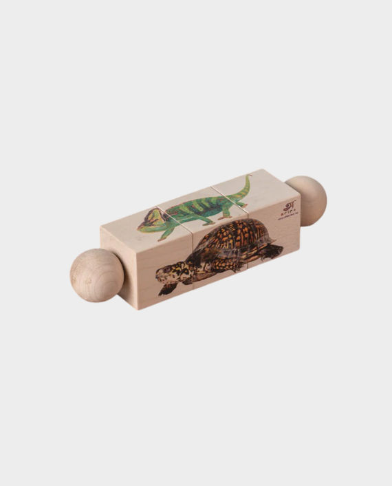 Buy Ariro Wooden Rotating Puzzle - Birds in Qatar - AlaneesQatar.Qa