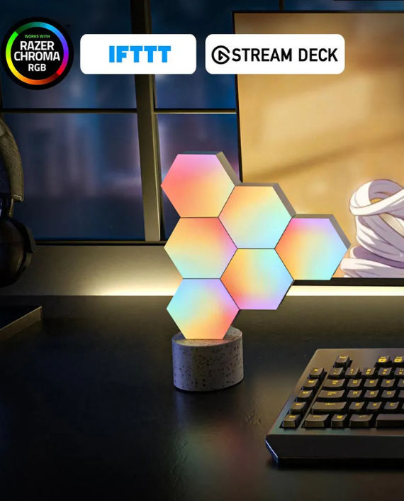 Buy Cololight Pro Hexagon Light RGBIC in Qatar - AlaneesQatar.Qa