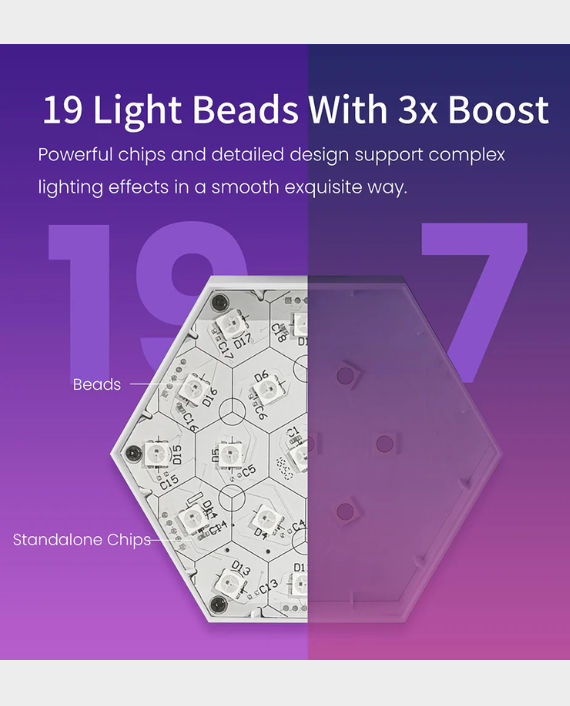 Buy Cololight Pro 3 Pack Starter Kit with Stand Smart LED Light in ...