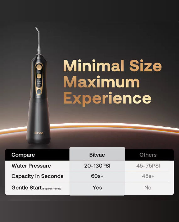 Buy Bitvae C6 Cordless Water Dental Flosser in Qatar - AlaneesQatar.Qa