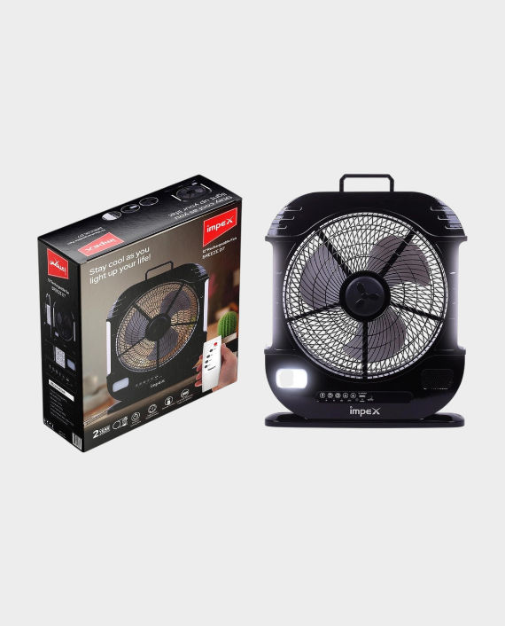 Buy Impex Rechargeable Desktop Fan With LED Light Lamp in Qatar ...