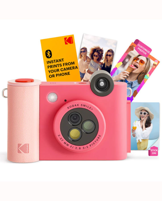 Buy KODAK Smile+ Wireless Digital Instant Print Camera (Fuchsia) in Qatar - AlaneesQatar.Qa
