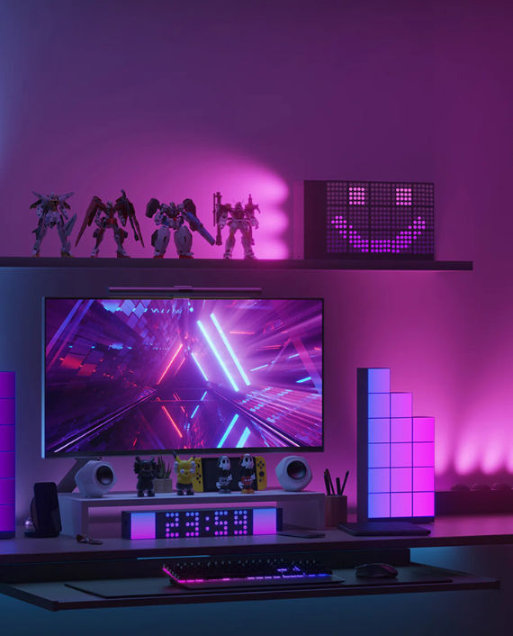 Buy Yeelight Cube Smart Lamp - Matrix Cube in Qatar - AlaneesQatar.Qa