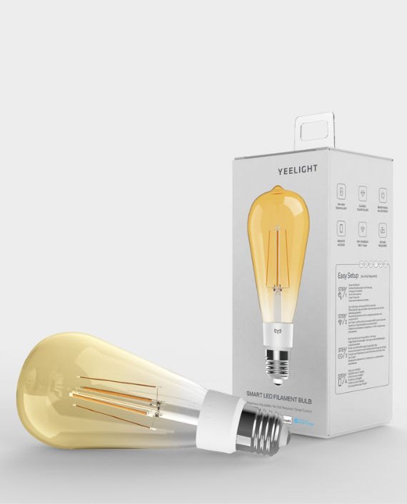 Buy Yeelight ST64 Smart LED Filament Bulb - Golden in Qatar ...