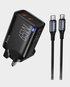 Buy Hoco DC126 65W GaN Dual USB-C Charger in Qatar - AlaneesQatar.Qa