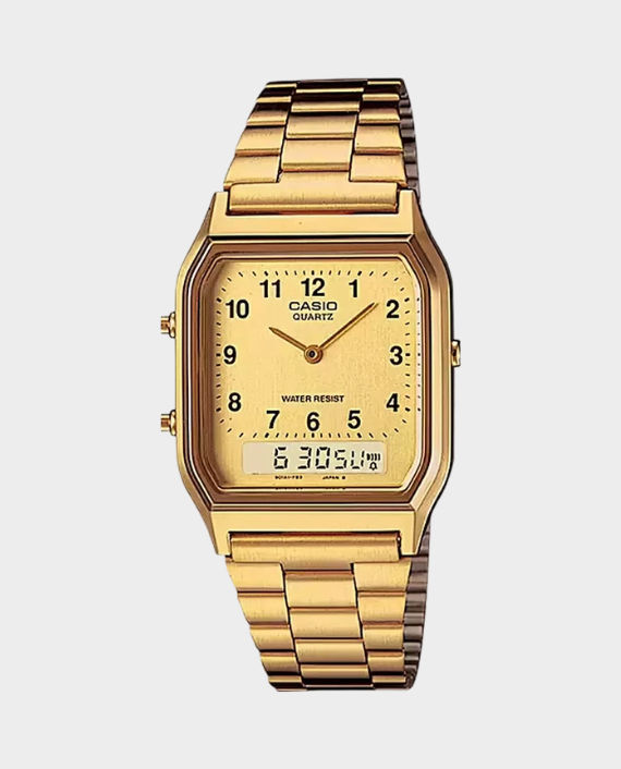 Buy CASIO Vintage Collection Watch DB-360G-9ADF - Gold in Qatar ...