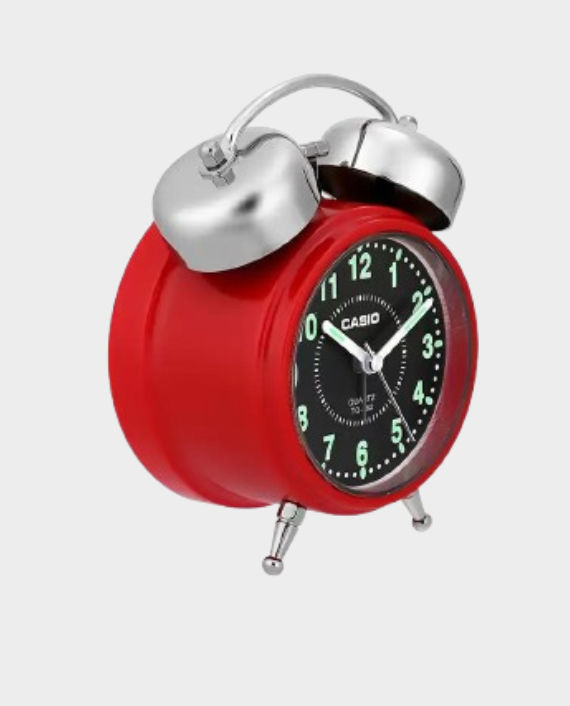 Buy CASIO Analog Table Clock TQ-362-4ADF - Red in Qatar - AlaneesQatar.Qa