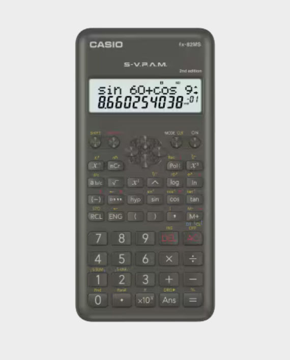 Buy CASIO Scientific Calculator FX-82MS-2-W-DT-AR in Qatar ...