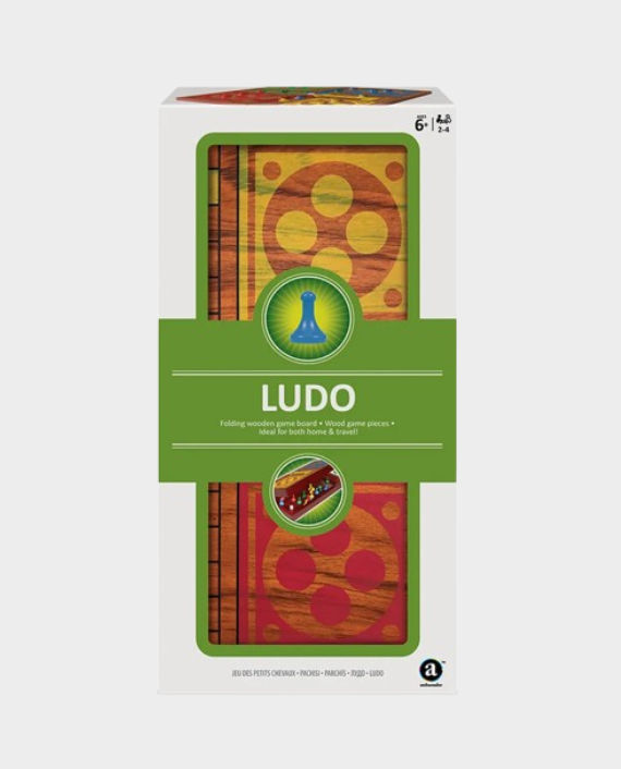 Buy Merchant Ambassador Folding Wood Ludo Set in Qatar - AlaneesQatar.Qa