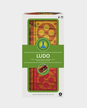 Buy Merchant Ambassador Folding Wood Ludo Set in Qatar - AlaneesQatar.Qa