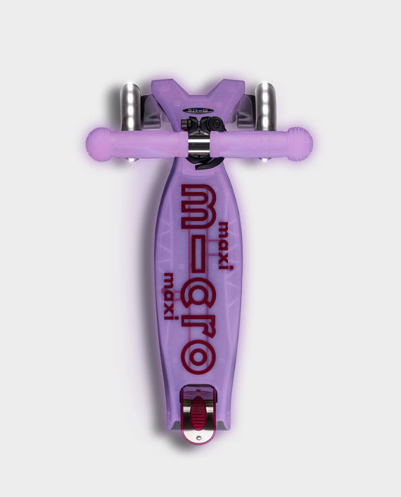 Buy Micro Maxi Deluxe Glow LED Kick Scooter - Luminous Purple in Qatar ...