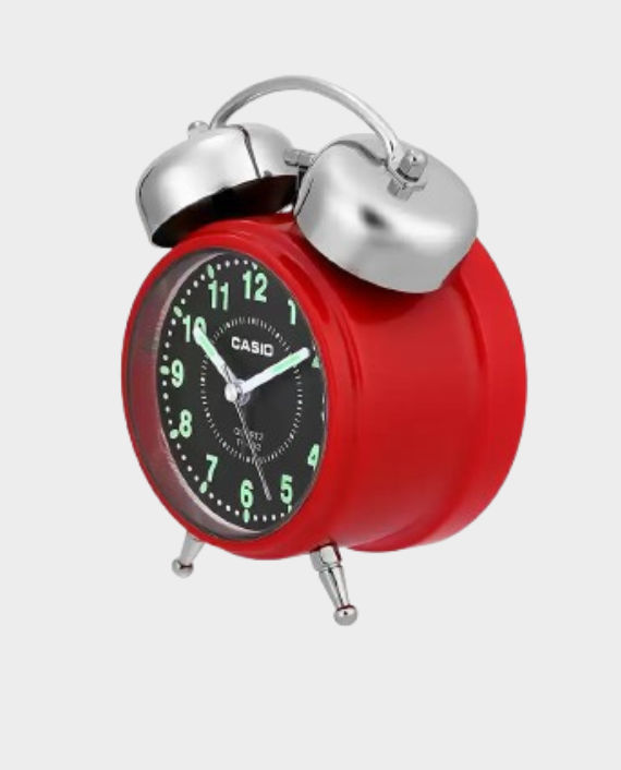 Buy CASIO Analog Table Clock TQ-362-4ADF - Red in Qatar - AlaneesQatar.Qa