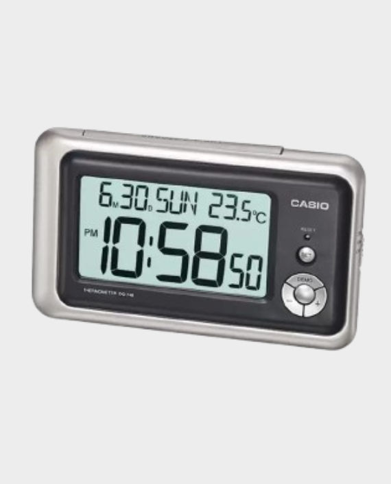Buy CASIO Analog Table Clock TQ-148-1DF - Black in Qatar - AlaneesQatar.Qa
