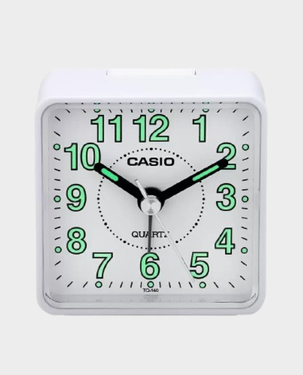 Buy CASIO Analog Table Clock TQ-140-7DF - White in Qatar - AlaneesQatar.Qa