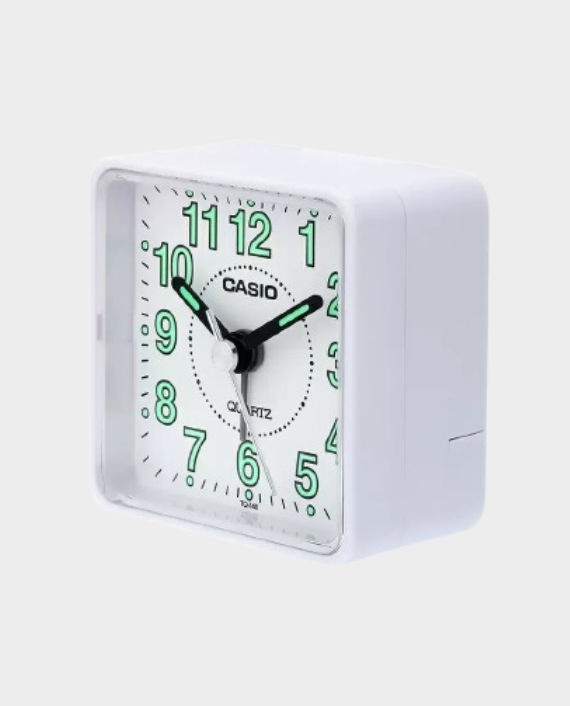 Buy CASIO Analog Table Clock TQ-140-7DF - White in Qatar - AlaneesQatar.Qa