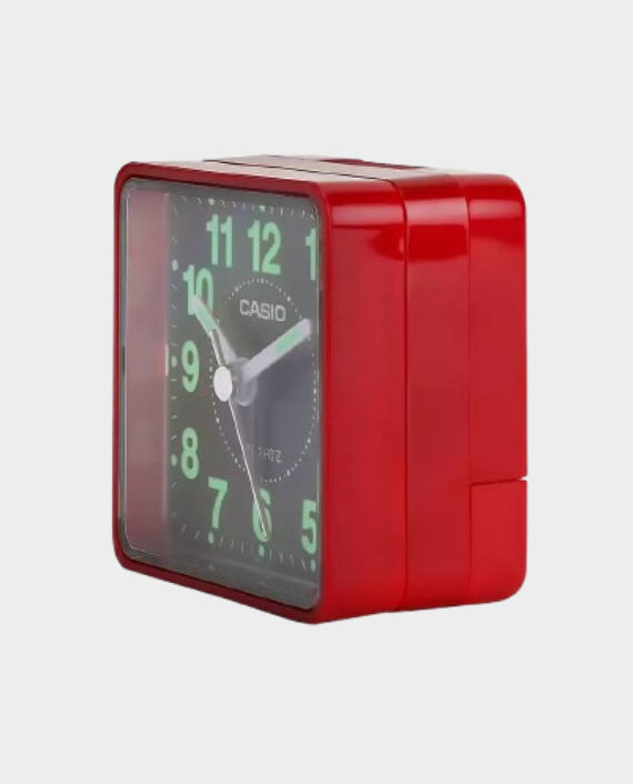 Buy CASIO Analog Table Clock TQ-140-4DF - Red in Qatar - AlaneesQatar.Qa