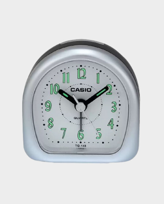 Buy CASIO Analog Table Clock TQ-140-7DF - White in Qatar - AlaneesQatar.Qa