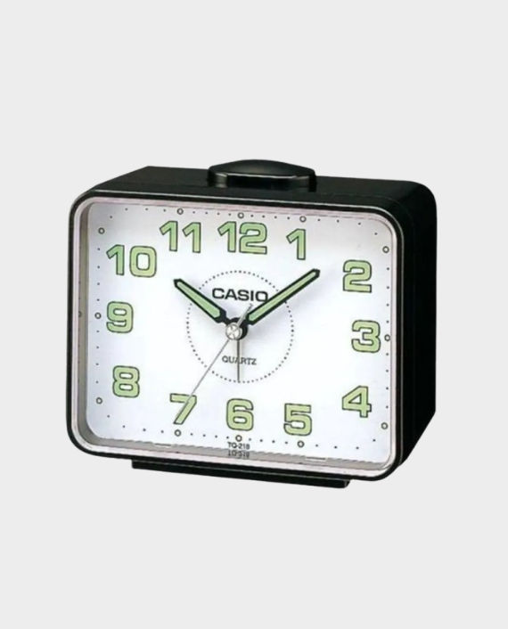 Buy CASIO Analog Table Clock TQ-148-1DF - Black in Qatar - AlaneesQatar.Qa