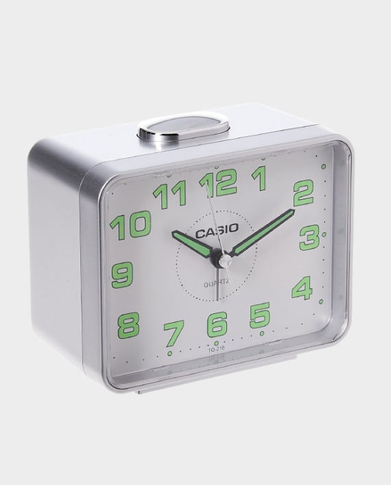 Buy Casio Analog Table Clock TQ-218-8DF in Qatar - AlaneesQatar.Qa