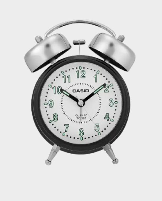 Buy CASIO Analog Table Clock TQ-148-1DF - Black in Qatar - AlaneesQatar.Qa