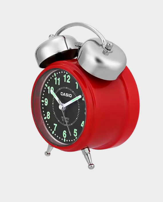 Buy CASIO Analog Table Clock TQ-362-4ADFA - Red in Qatar - AlaneesQatar.Qa