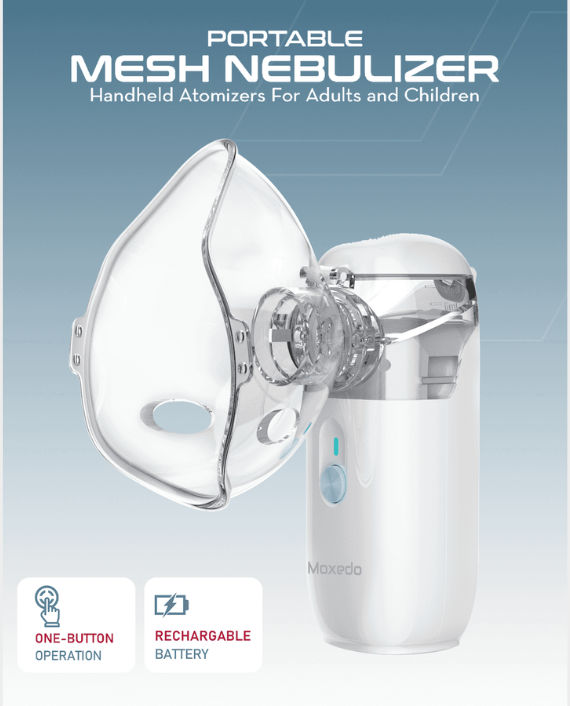 Buy Moxedo Portable Mesh Nebulizer MX-MN003 - White in Qatar ...