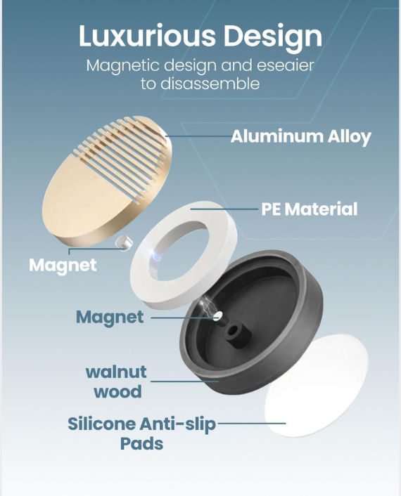 Buy Moxedo Aromatherapy Car Diffuser MX-ACD011 - Gold/Grey in Qatar ...