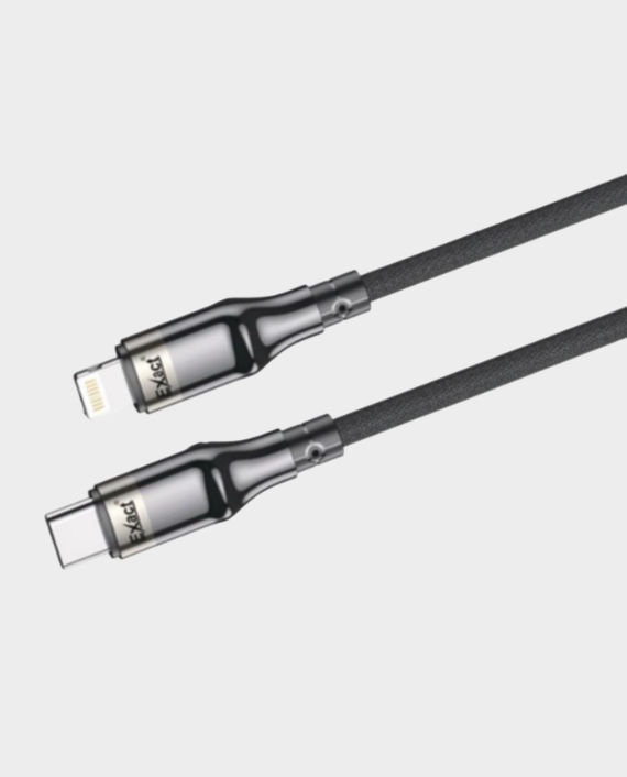 Buy Exact USB-C to Lighting 20W, 2m Cable Nylon Cable - Black in Qatar ...