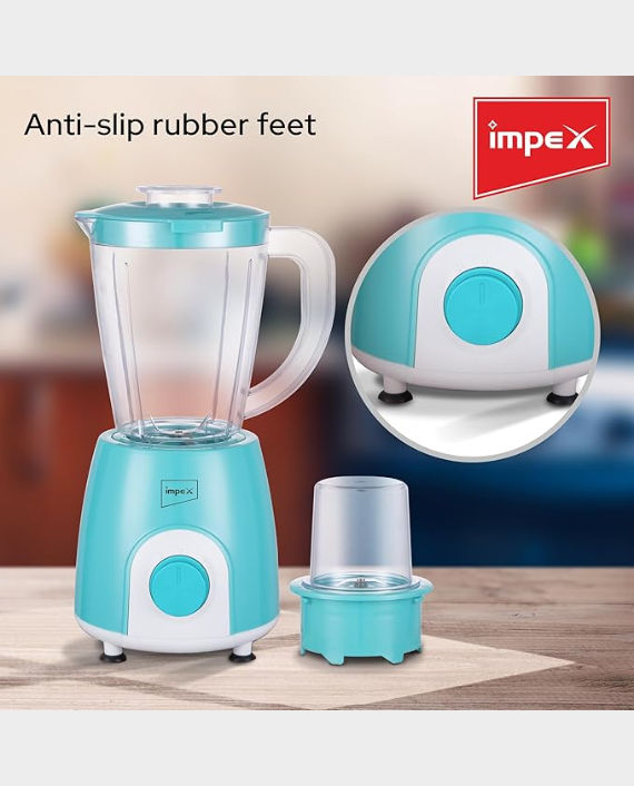 Buy Impex 400W 2 in 1 Blender - Blue in Qatar - AlaneesQatar.Qa