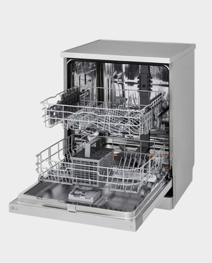 Buy LG Quadwash Dishwasher DFC612FV - Silver in Qatar - AlaneesQatar.Qa