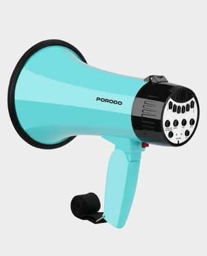 Buy Porodo Kids Megaphone - Sky Blue in Qatar - AlaneesQatar.Qa