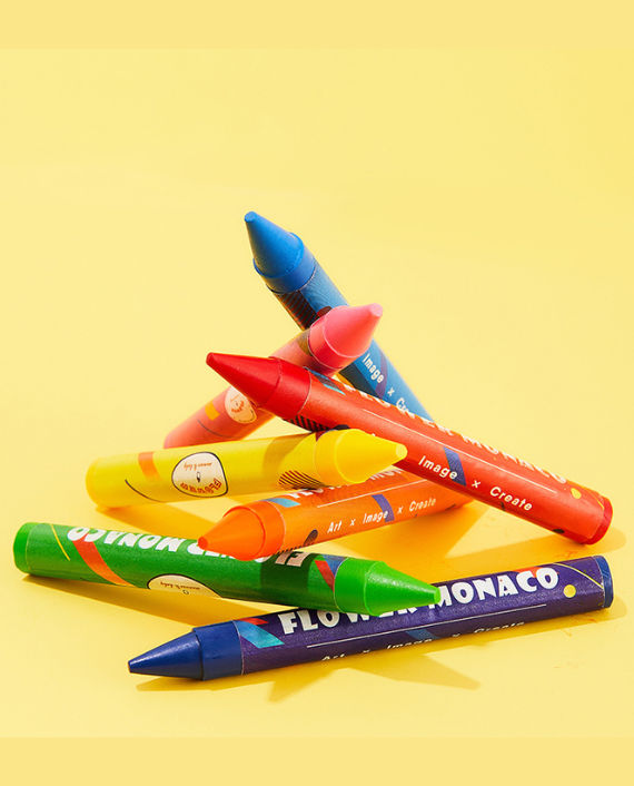 Buy Flower 12 Colors Monaco Palm Crayon FM600142 in Qatar - AlaneesQatar.Qa