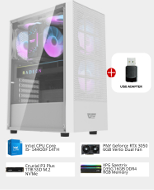 Buy Pre-build Gaming PC (Core i5-14400F | RTX 3050 8GB OC | 16GB RAM ...