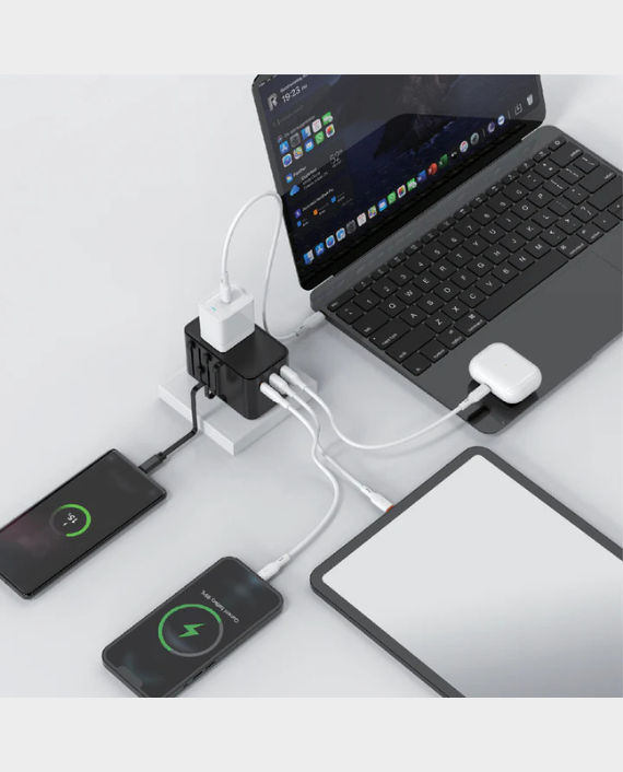Buy Exact 35W GaN PD Universal Multi Charger Adapter EX1205 in Qatar ...