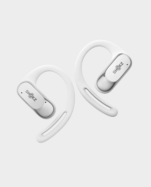 Buy SHOKZ OpenFit Air Open-Ear Headphone - White in Qatar - AlaneesQatar.Qa